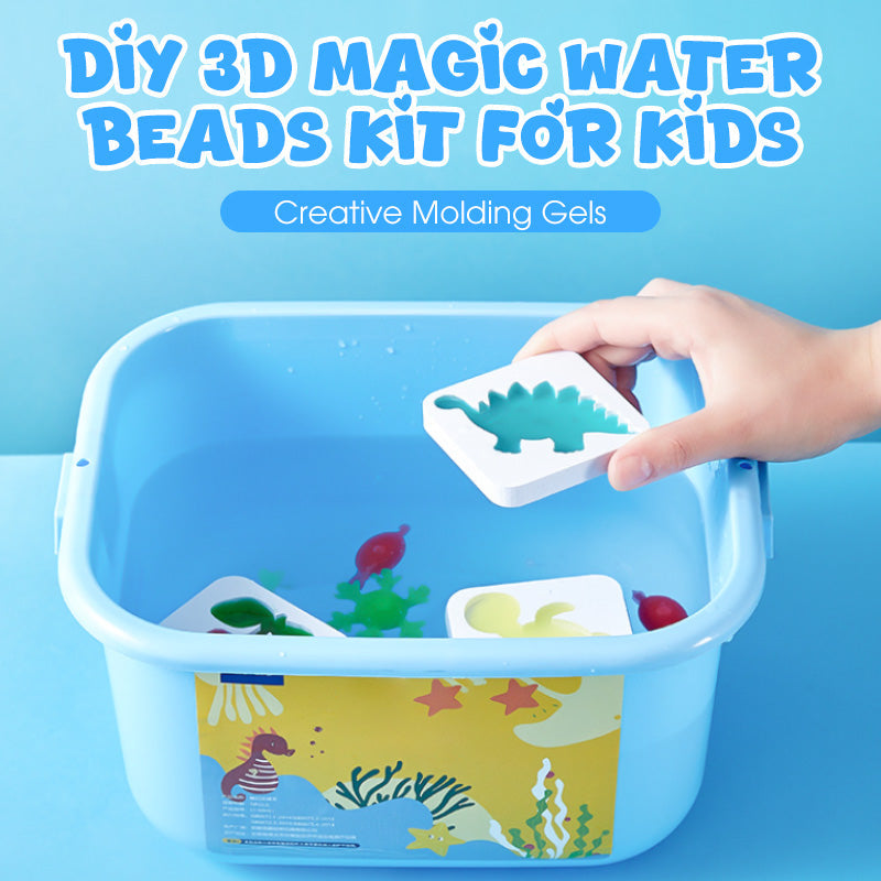 DIY 3D Magic Water Beads Kit for Kids – Creative Molding Gels – ashbtop